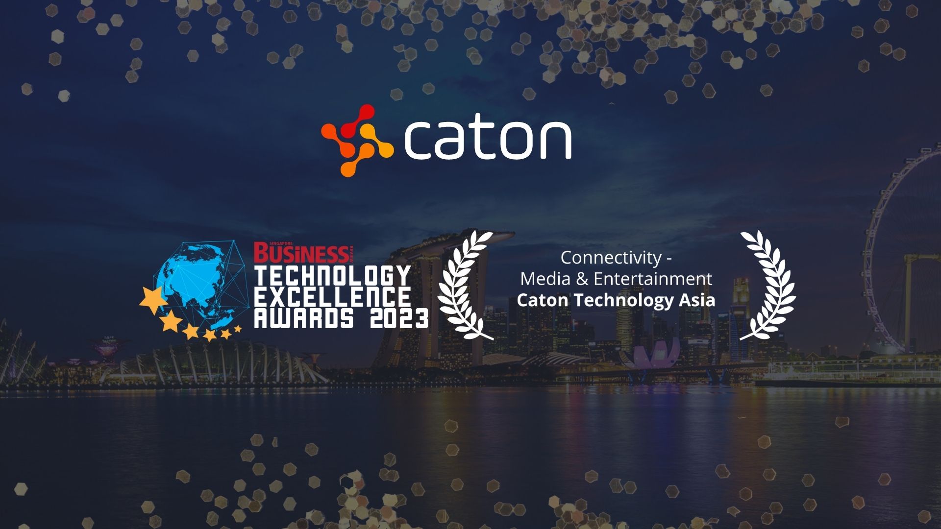 Caton honoured with Connectivity - Media & Entertainment Award